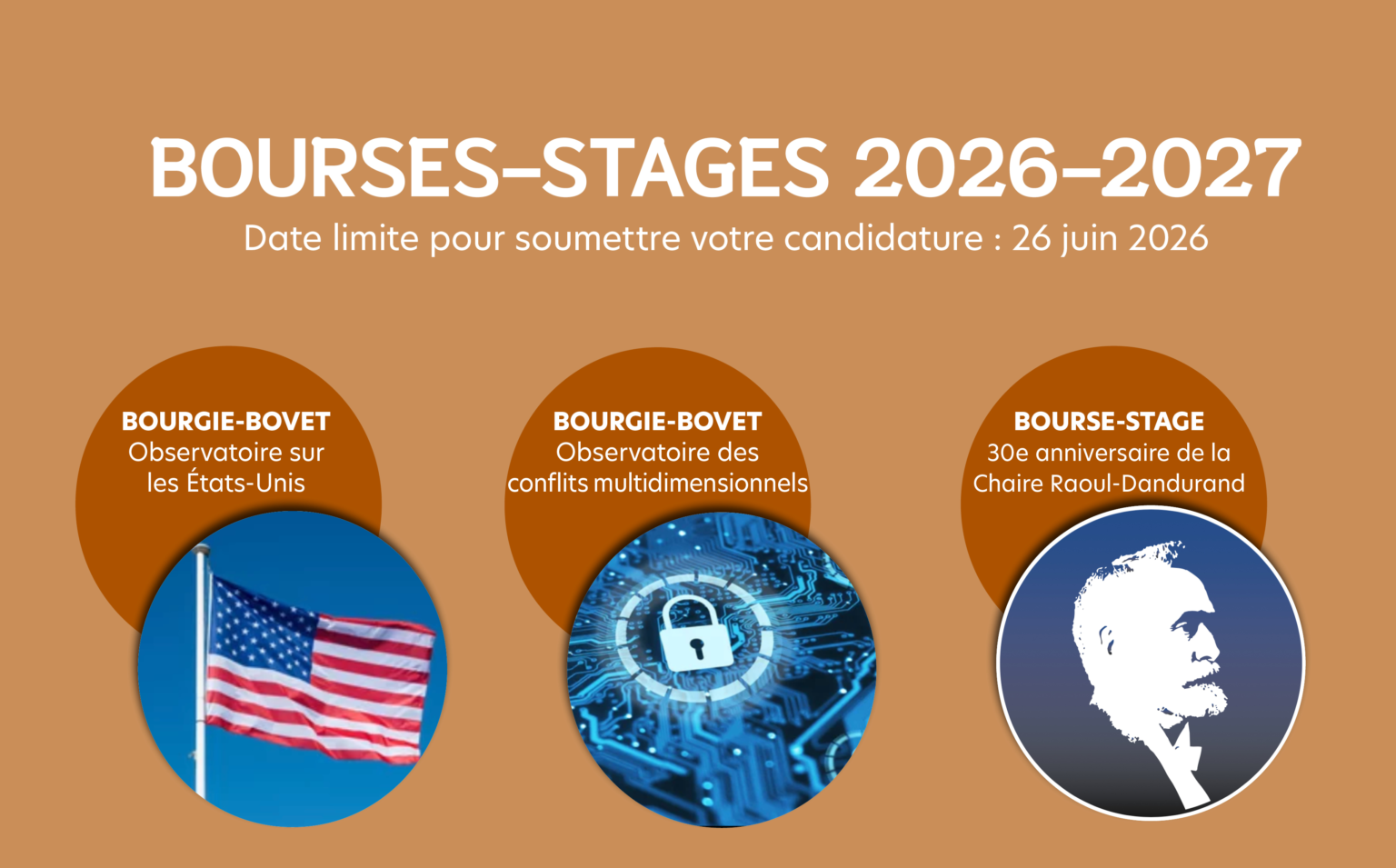 Bourses-stages 2026-2027 de la Chaire Raoul-Dandurand - Institut d ...